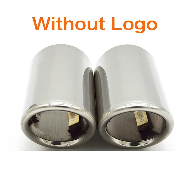 Автомобильный глушитель выхлопной трубы Atreus, наконечник, автомобильные аксессуары для Volkswagen VW Passat B7 CC Tiguan 2011 2012 2013 2014 2015 2016 2017, For Passat B7 CC, Silver