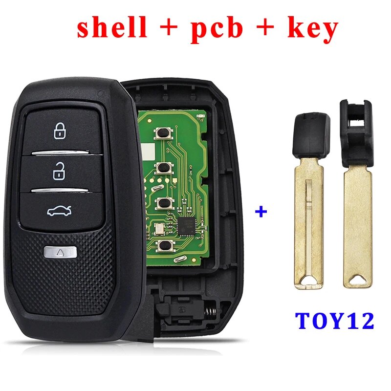 Xhorse XSTO01EN TOY-T VVDI XM38 Смарт-ключ для Toyota Lexus 4D 8A 4A «все в full key with TOY12