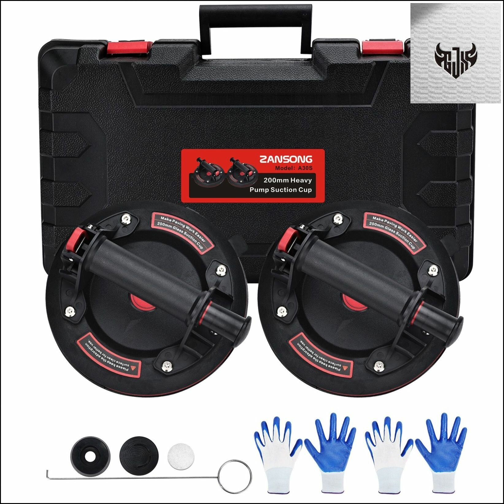 Эксклюзивная 8дюймовая вакуумная присоска из стекла для адсорбции на гладких поверхностях включая мрамор каменные плиты и стекло