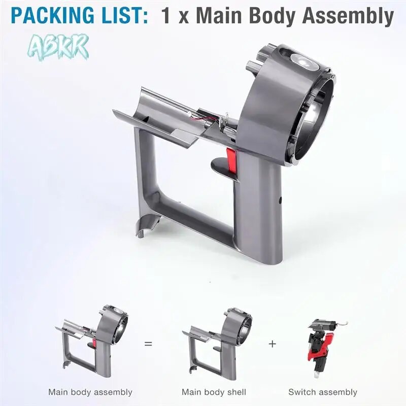 ABKR-основной корпус в сборе для Dyson V10 SV12, детали пылесоса, основная сборка корпуса, сервисная сборка, часть корпуса