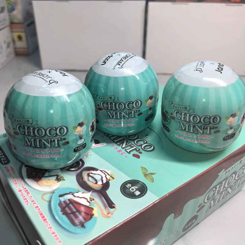 ANYTAKE Choco Mint гашапон фигурки, 3 шт. random