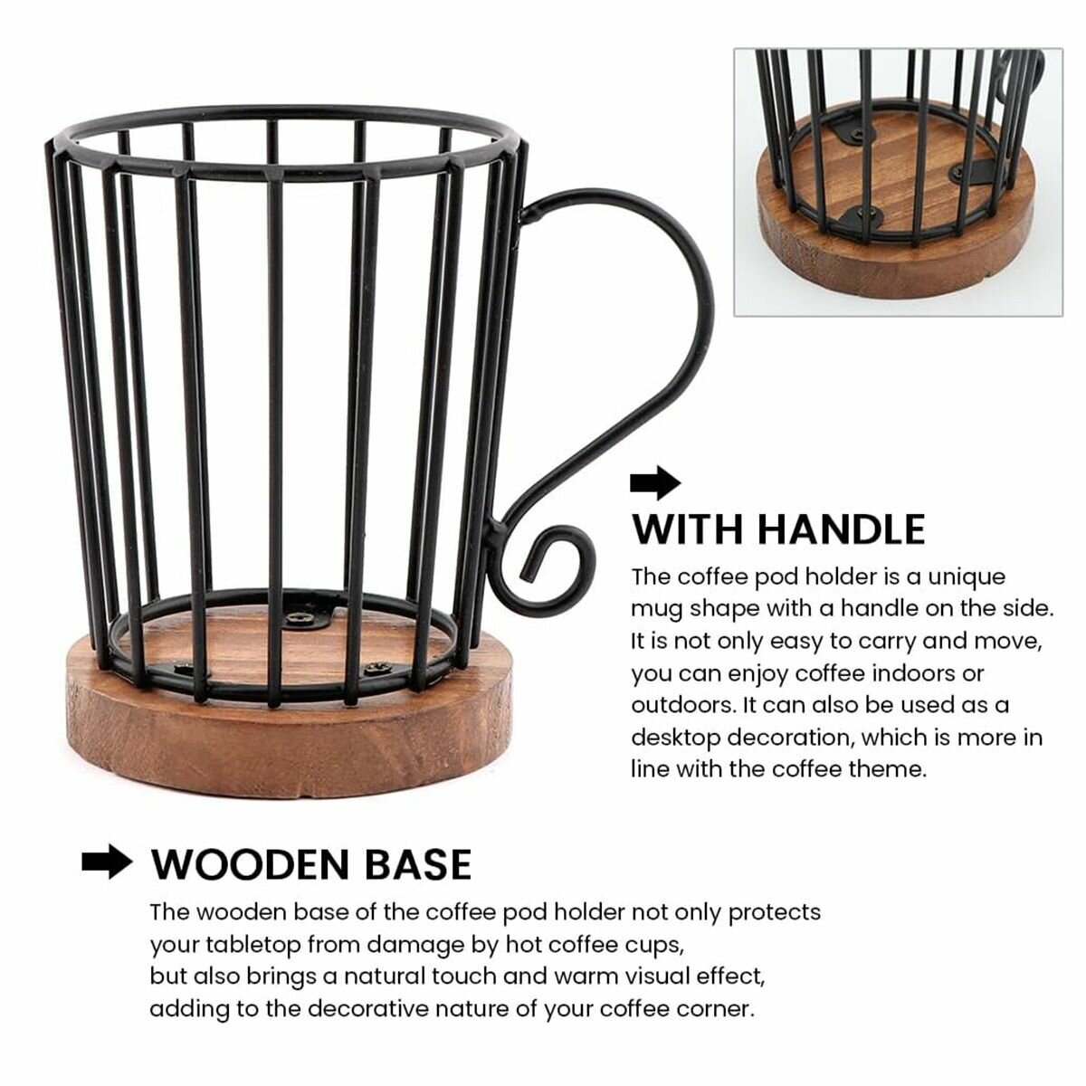 Держатель для кофейных капсул K Cup Organizer для хранения кофейных капсул на прилавке