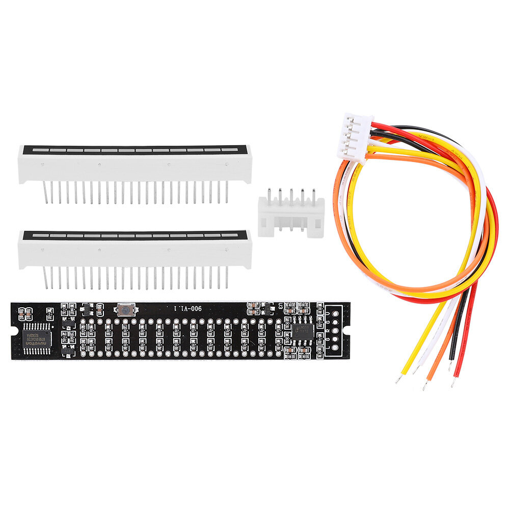 Mini DIY Dual 12 Level Stereo Music Audio Spectrum Indicator VU Meter Amplifier BoardMusic