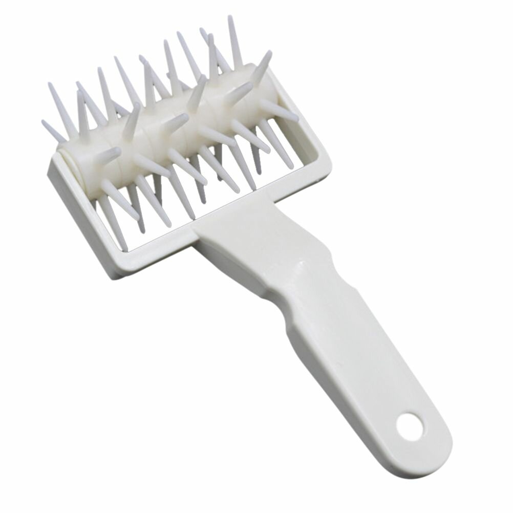 Пластиковый ролик для теста с игольчатым колесом для пиццы и хлеба, инструмент для выпечки своими руками с дыроколом для легкой нарезки и формовки теста