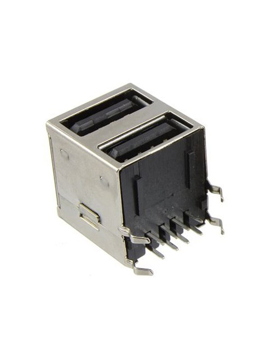 Разъем 2USB(G) типа А, версия 2.0, 4 вывода, 16*17*17 прямой угол