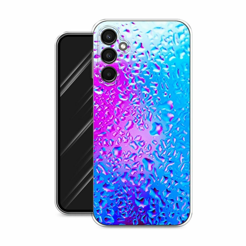 Чехол на Samsung Galaxy A24 / Самсунг Галакси A24 с принтом "Капли на стекле" — фото 1
