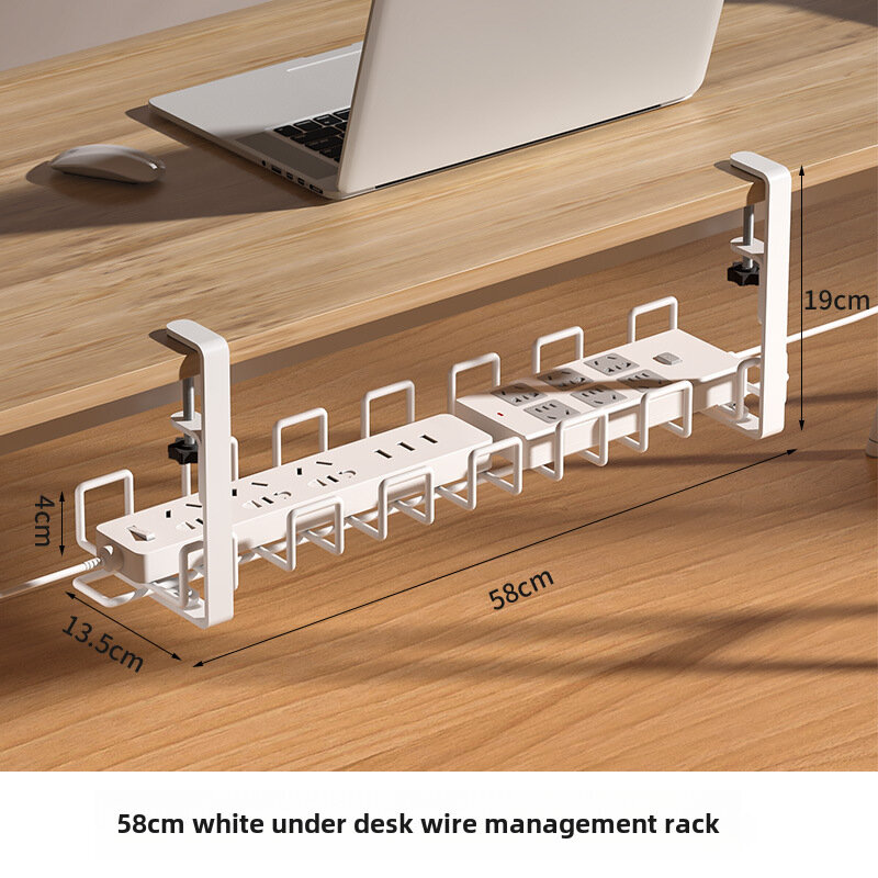 Стойка для кабеля Small xin, углеродистая сталь, 58 см, белая