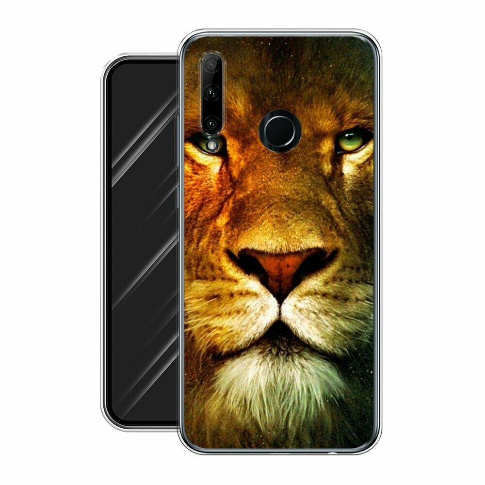 Чехол на Honor 10i/20 Lite 2019/20e/Huawei P Smart Plus 2019 / Хонор 10i с принтом "Лев арт 8" — фото 1