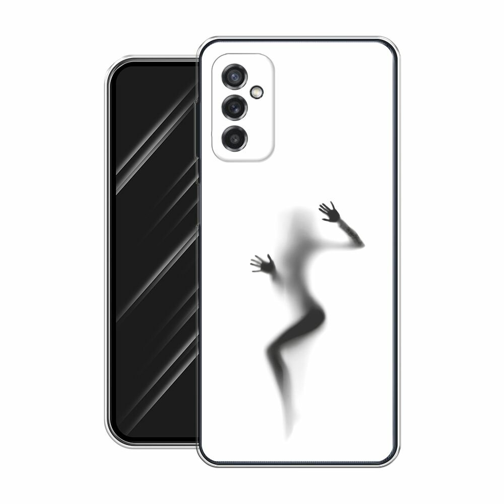 Чехол на Samsung Galaxy M52 / Самсунг Галакси M52 с принтом "Девушка в душе" — фото 1
