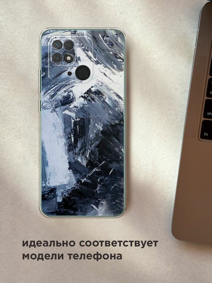 Чехол на Xiaomi Redmi 10C / Сяоми Редми 10C с принтом "Абстракция живопись" — фото 1