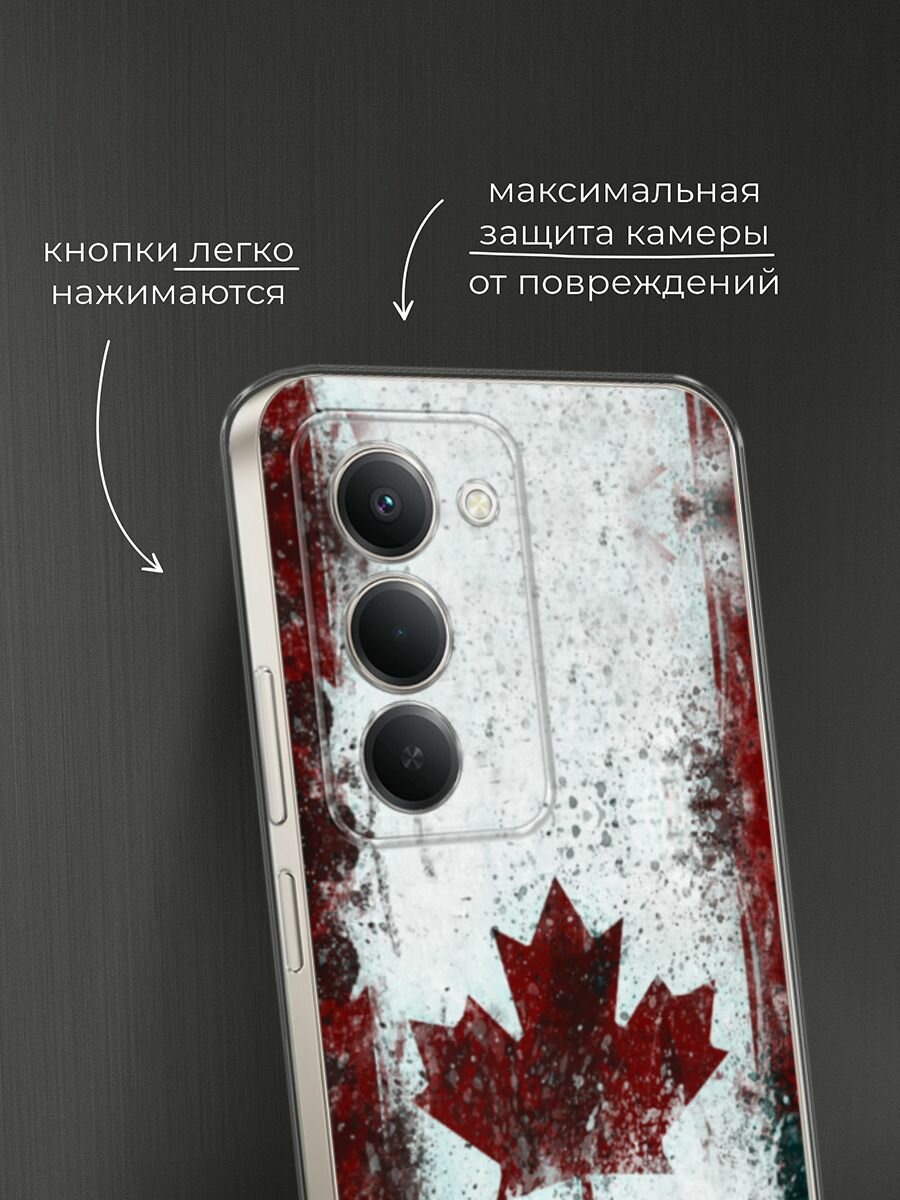 Чехол на Xiaomi Redmi 15 / Сяоми Редми 15 с принтом "Канада" — фото 1