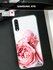 Чехол на Samsung Galaxy A70 / Самсунг Галакси А70 с принтом "Пионы на белом"