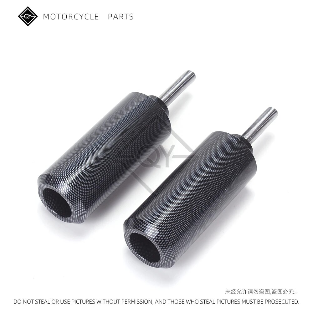 LQYL мотоциклетные черные Углеродные не режущие слайдеры рамы, защита от падения для Yamaha FZ6 FZ600 2004-2008 2005 2006 2007 2008 Carbon