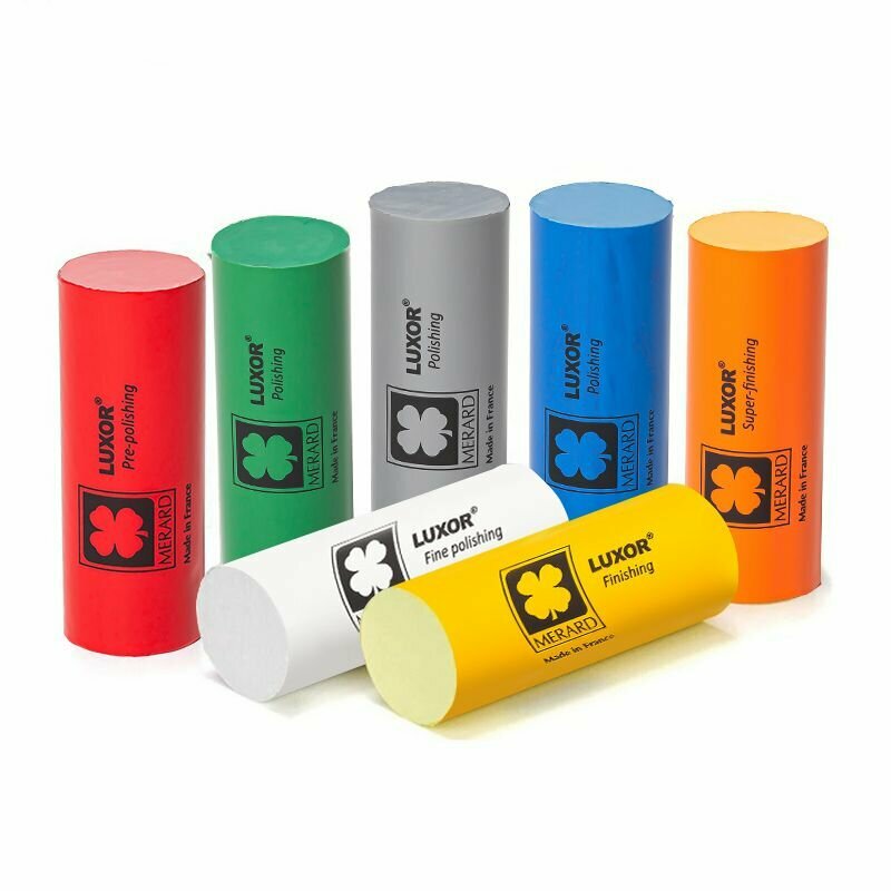 Набор из 7 предметов LUXOR Полировальная паста, Ювелирный металл Платиновая полировальная паста, Ювелирные инструменты