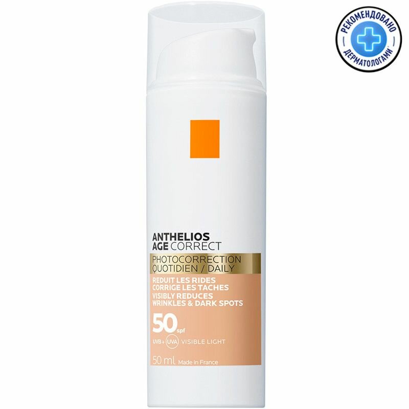 Anthelios CC Антивозрастной крем для лица SPF 50, 50 мл