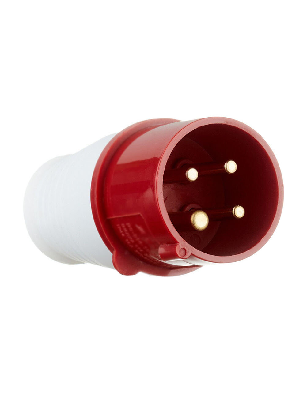 Вилка силовая прямая переносная 3Р+РЕ 16 А 380 В IP44