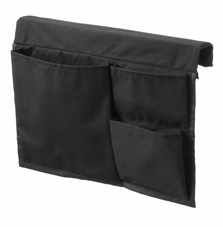 Карман для кровати IKEA STICKAT 803.783.38, 39x30 см, черное