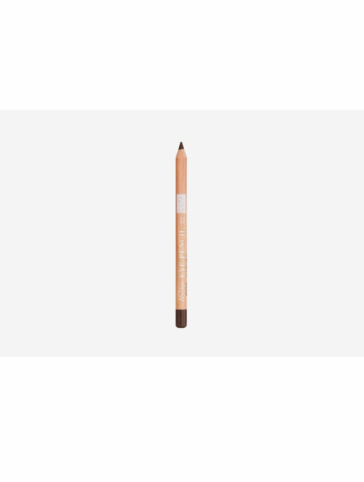 Карандаш для глаз Astra Make-Up Pure Beauty, 02 органический, водостойкий, кремовая текстура