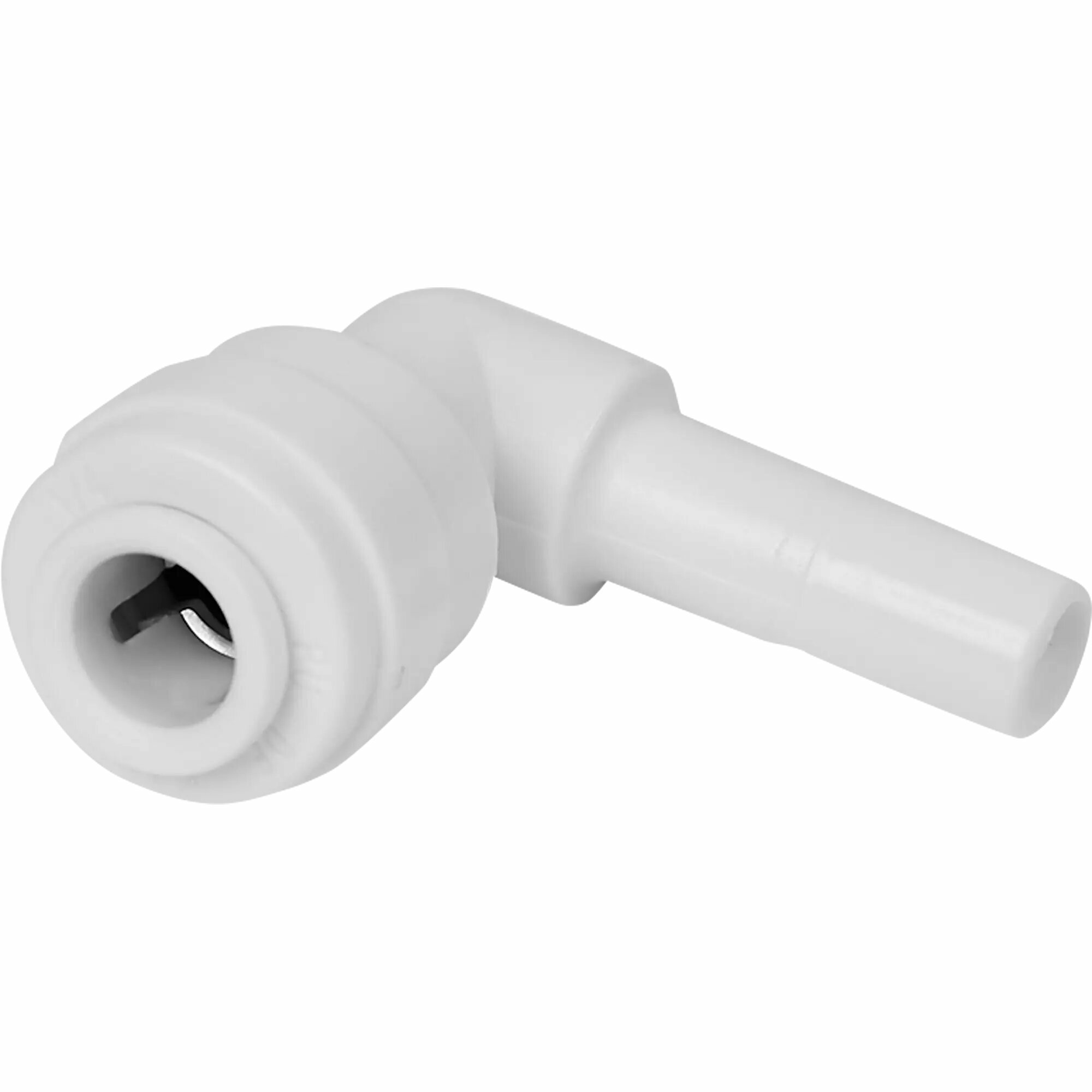 Угловой фитинг QF 1/4 дюйма для пластиковой трубки - пластиковое соединение 1/4 дюйма