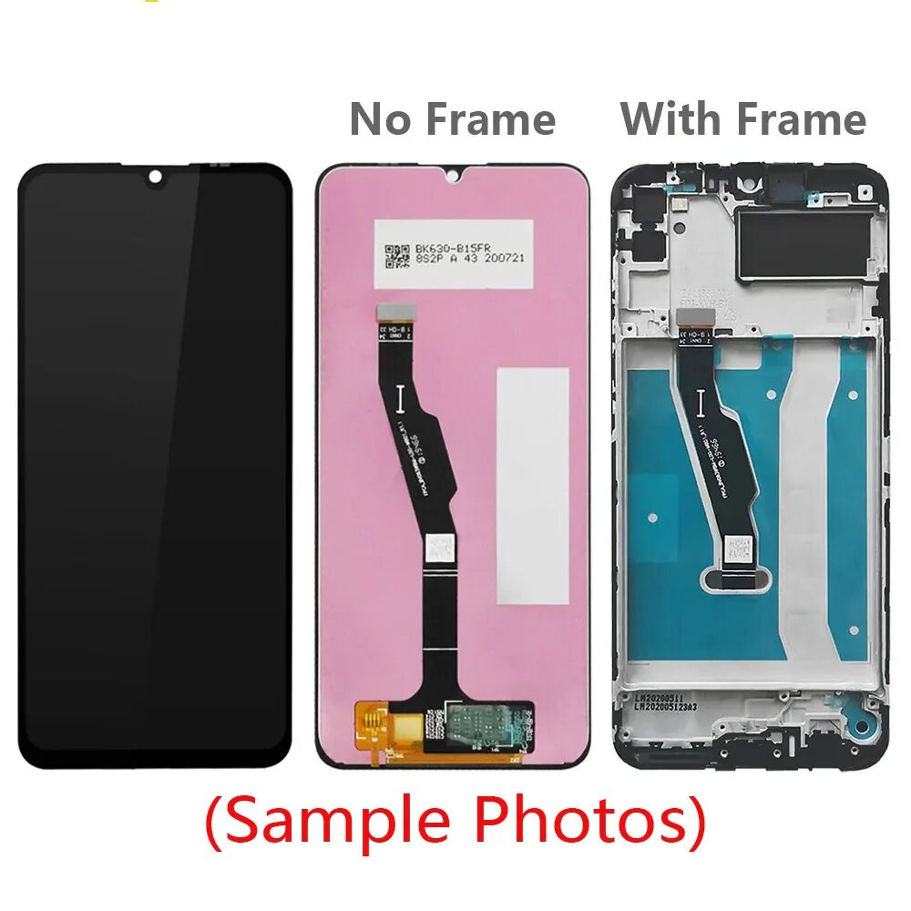6,7-дюймовый дисплей для Huawei Honor X50i CRT-AN00, дигитайзер сенсорного экрана в сборе для Honor X50i, ЖК-дисплей с рамкой Black No Frame