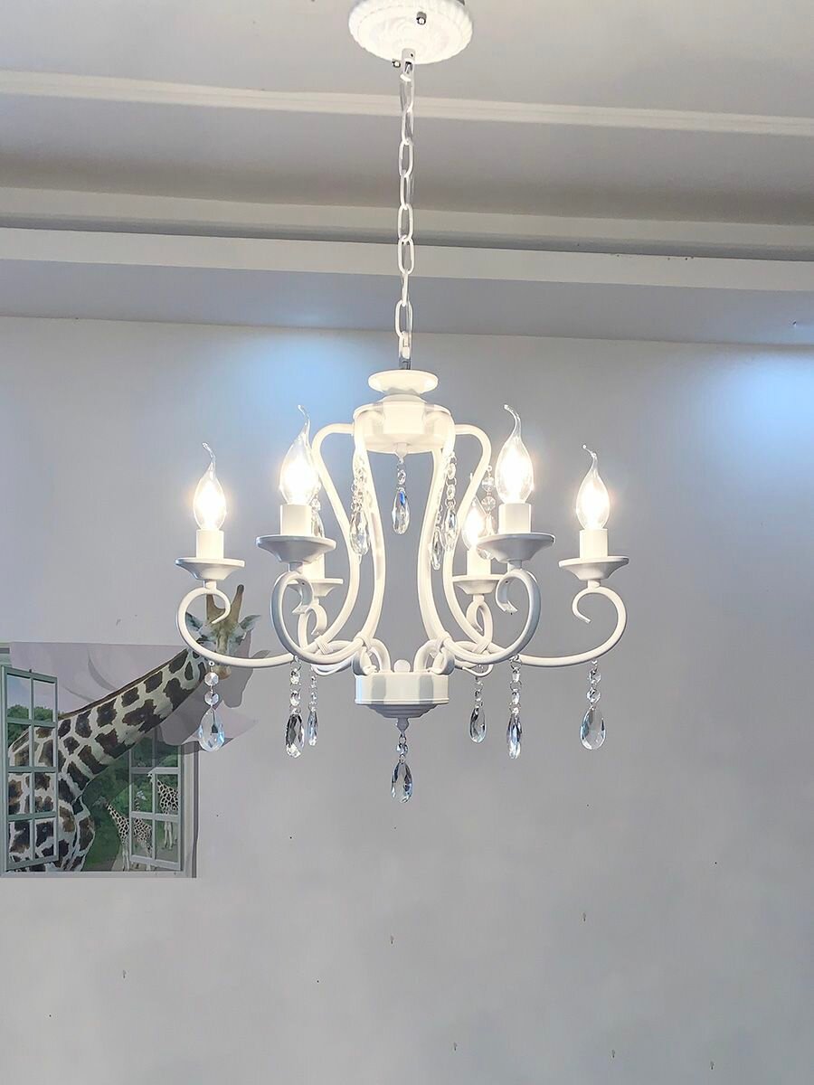 Люстра хрустальная, гостиная, чердак, спальня, на кухню, Люстра подвесная, E14, 40 Вт