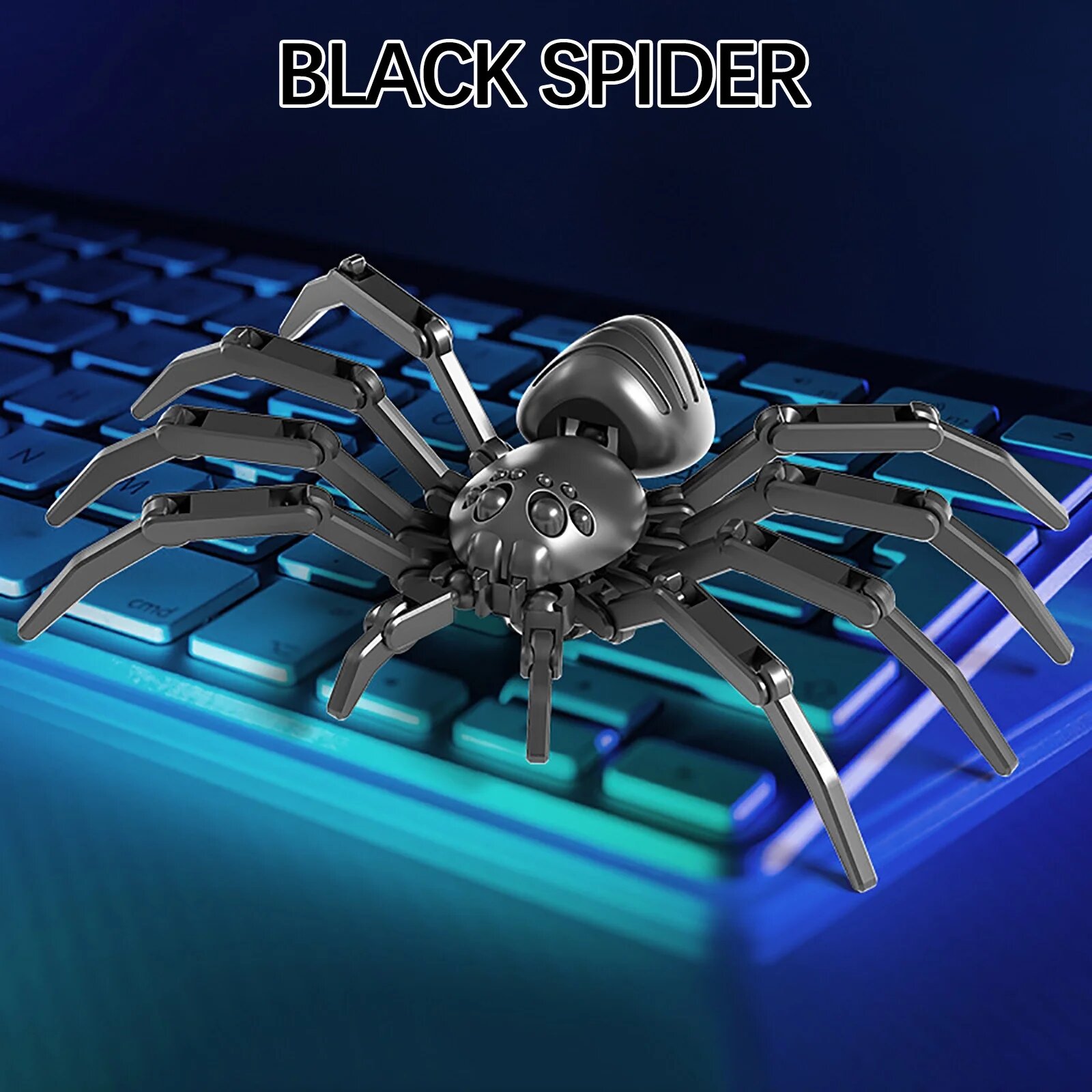 Фигурка робота-паука, модель T13 Spiders из ПВХ, многошарнирная подвижная, 3D-модель паука с нижней присоской, используе