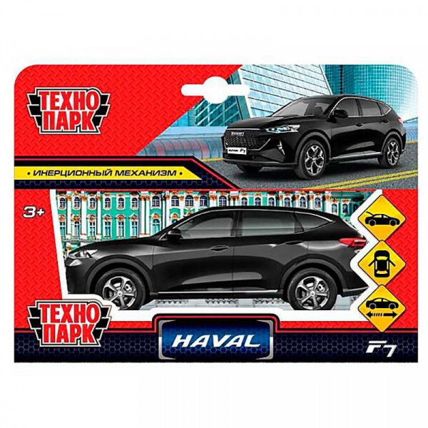 HAVAL f7 Машина металлическая 12 см Черный Технопарк