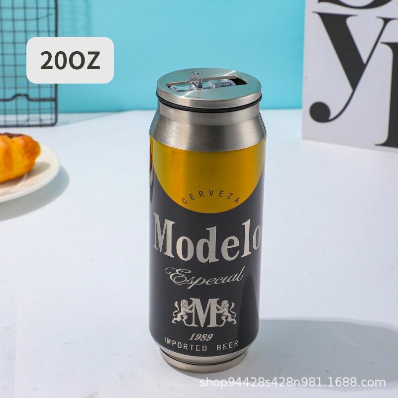 Автомобильная кружка в форме банки Coca-Cola, 480 мл.