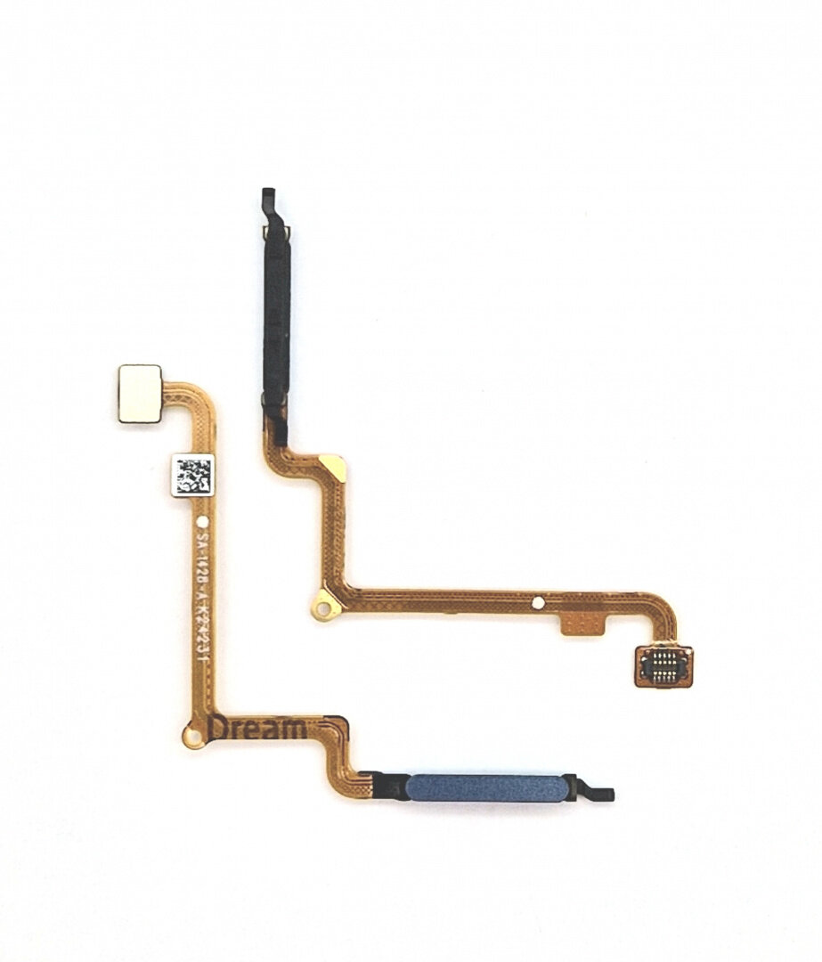 Сканер отпечатков пальцев для Xiaomi Redmi 14C на шлейфе, синий