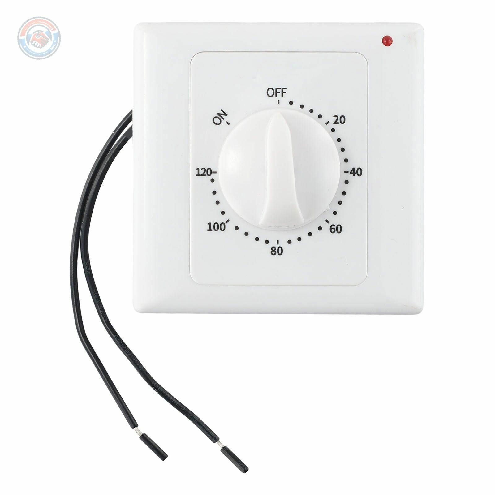Таймер обратного отсчета на 220В, настенный переключатель с LED-индикатором, механический и электронный контроллер времени для водонагревателя, кондиционера, вентилятора, 86 панель