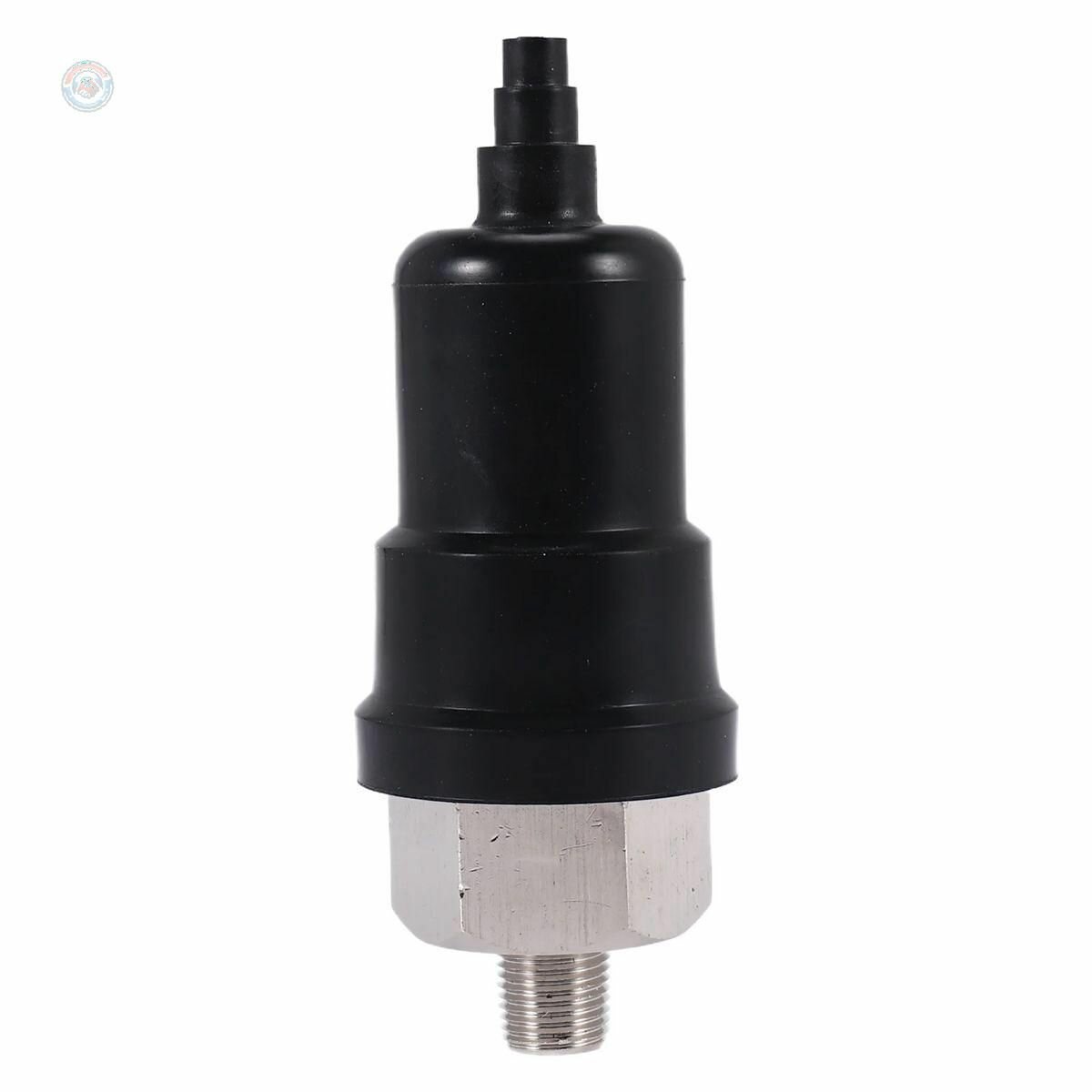 Реле давления QPM11-NO, 1/8 дюйма, нормально открытое, регулируемое мембранное, для воздушных систем 0,1-1,0 МПа, черный корпус