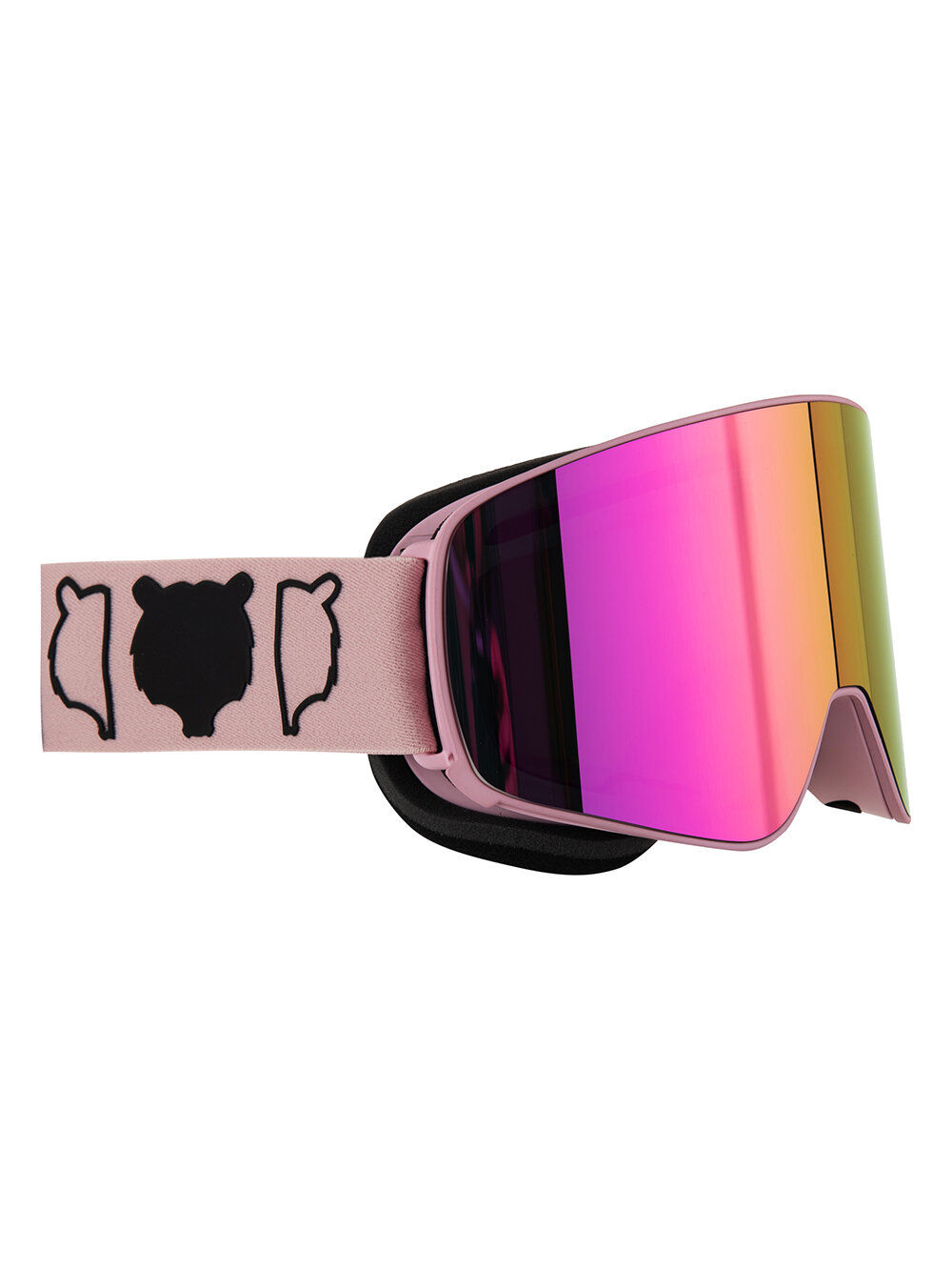 Маска для сноуборда, горных лыж Terro spectrum pink/white (оптика, очки)