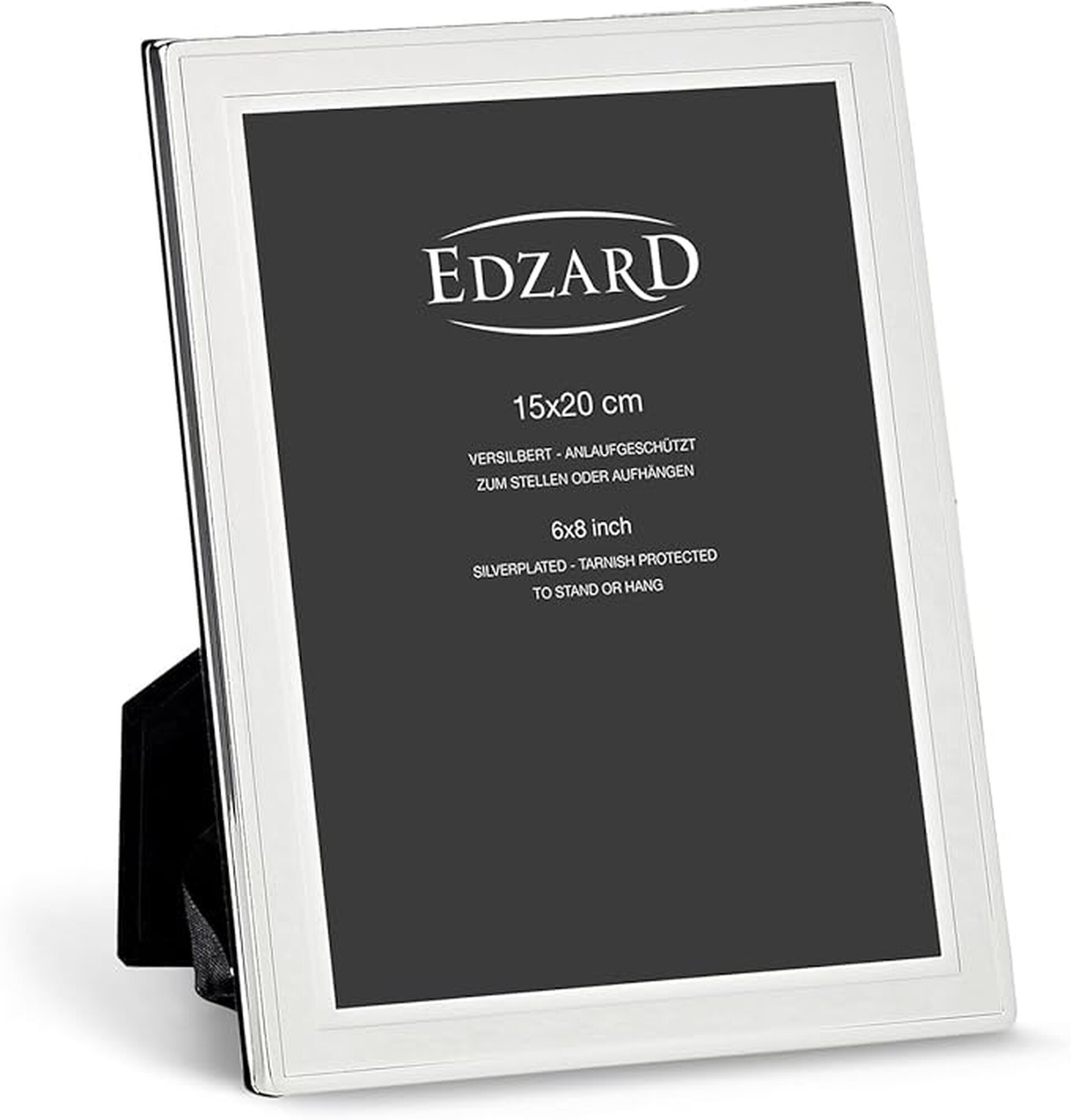 Рамка для фотографий Edzard Nardo, размер 15х20 см, цвет серебристый, 4799_EDZARD