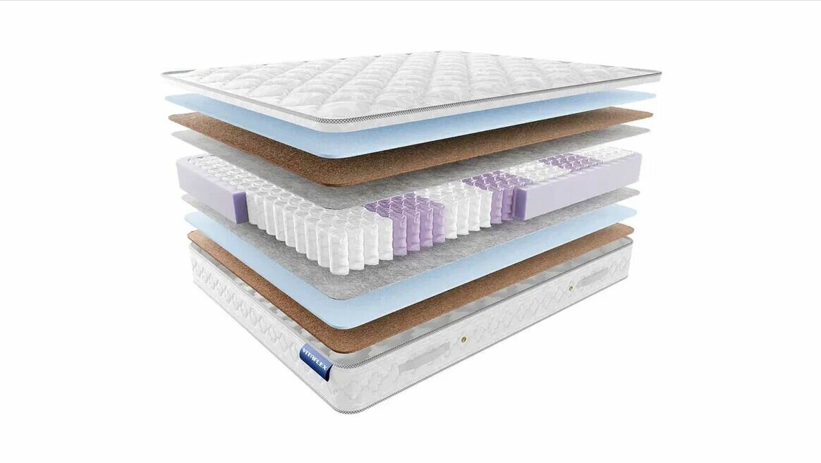 Матрас Vitaflex Double Foam-Hard 120х200 серии Simple высота 24 см