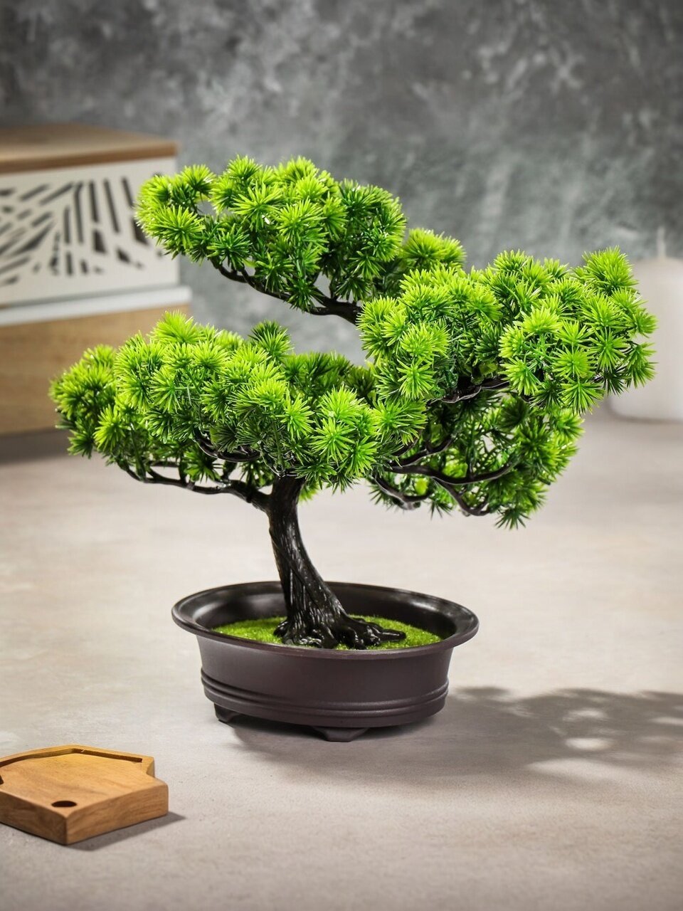 Дерево искусственное декоративное в кашпо, 37х25 см, Y4-4924