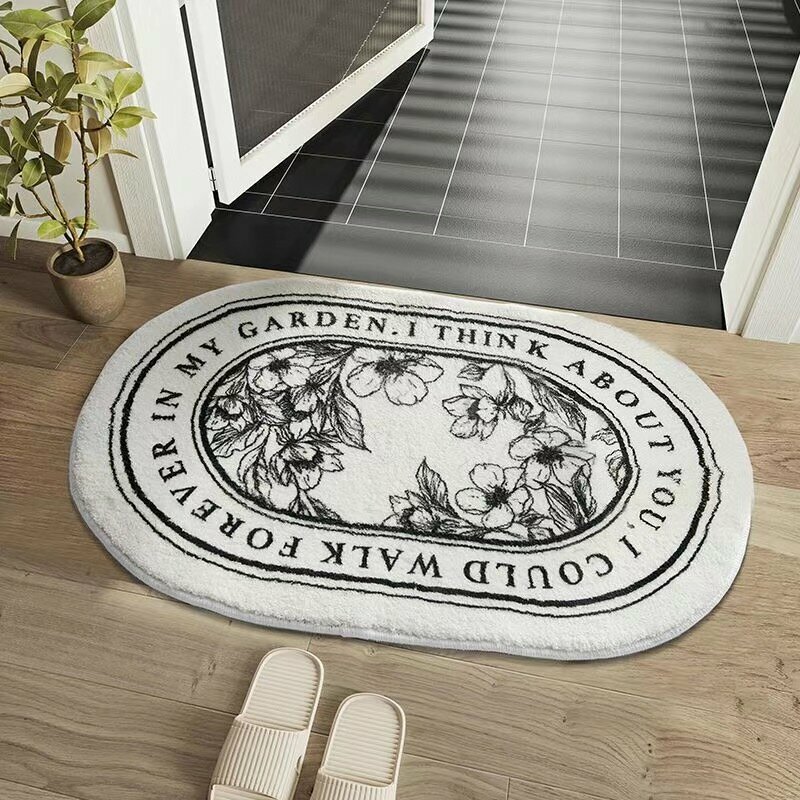 Противоскользящий коврик для двери из искусственного кашемира, style4 Bath Mat, 40 см х 60 см