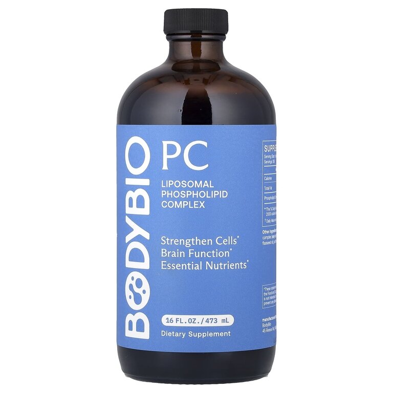 BodyBio, Liposomal Phospholipid Complex, фосфатидилхолин, липосомальный фосфолипидный комплекс, 473 мл