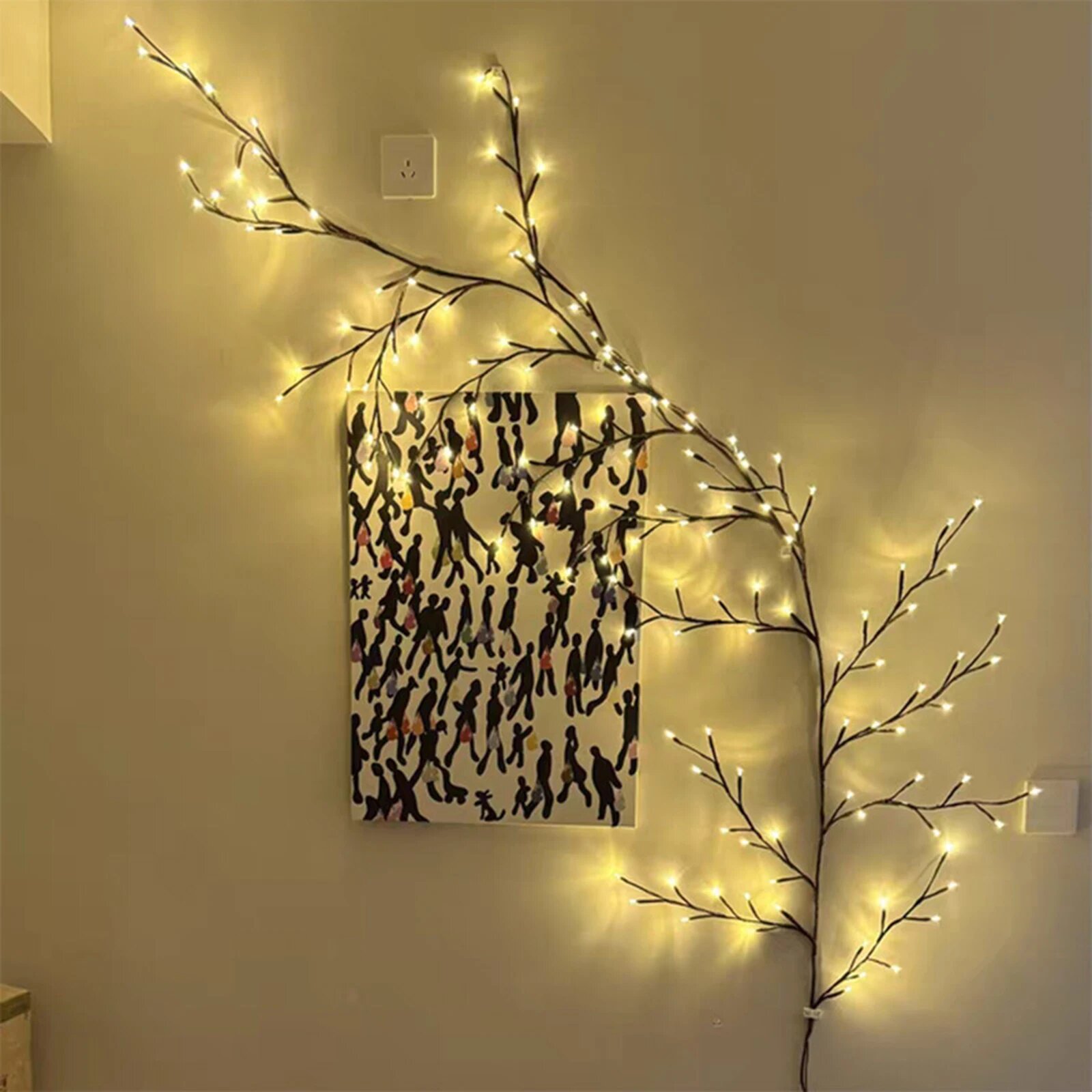 Гирлянды ветки ивы 96 LED