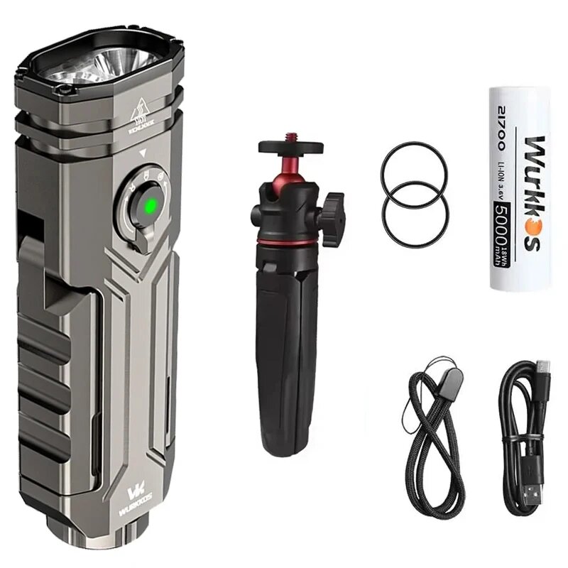 Wurkkos HD02 3200 люмен алюминиевый фонарик RGB