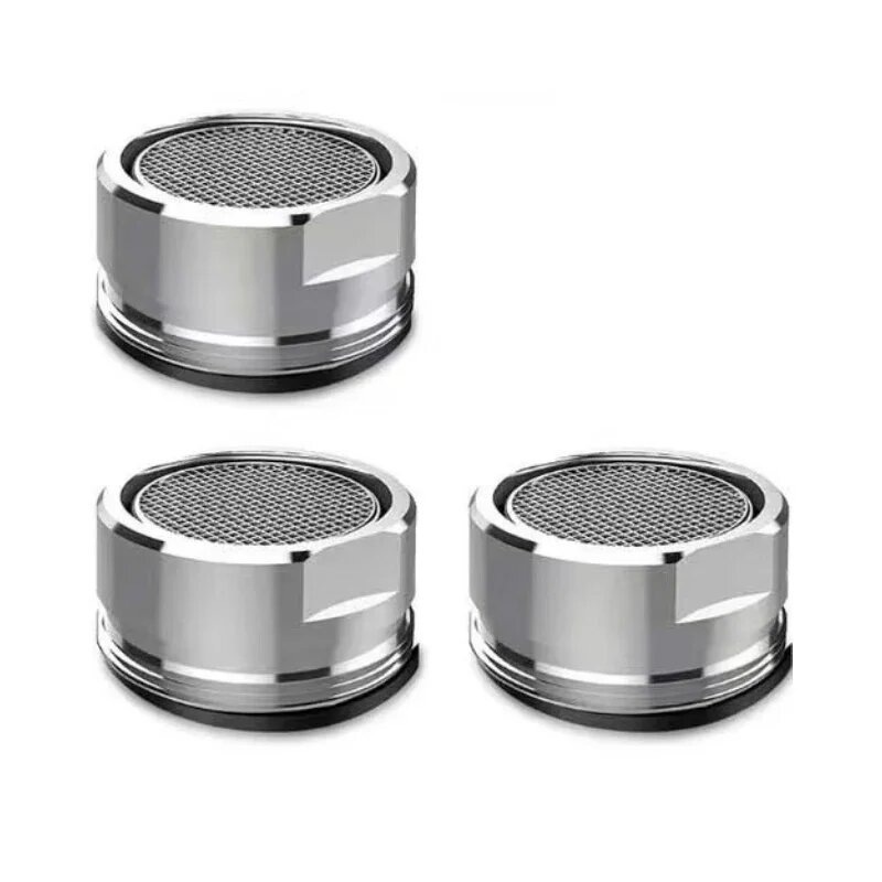 Набор из 3 латунных аэраторов для смесителя M24 с фильтром