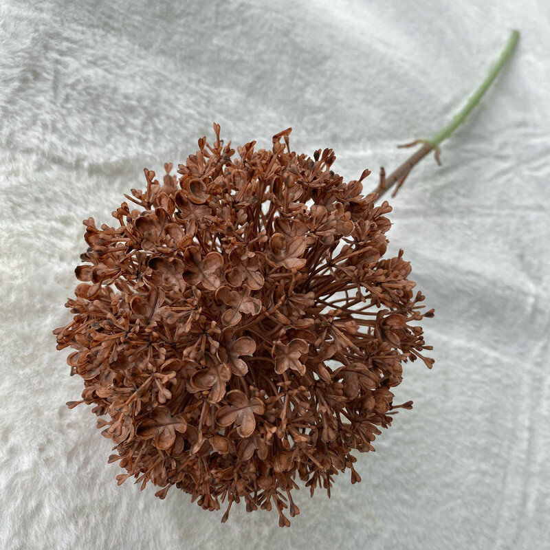 Plastic allium giganteum свадебное украшение с большим листовым шаром для дома и мероприятий глубокий коричневый