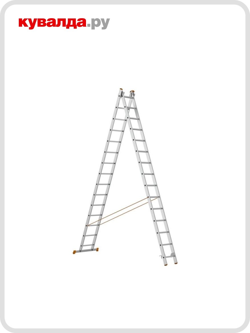 Лестница-стремянка двухсекционная Sarayli 2х15