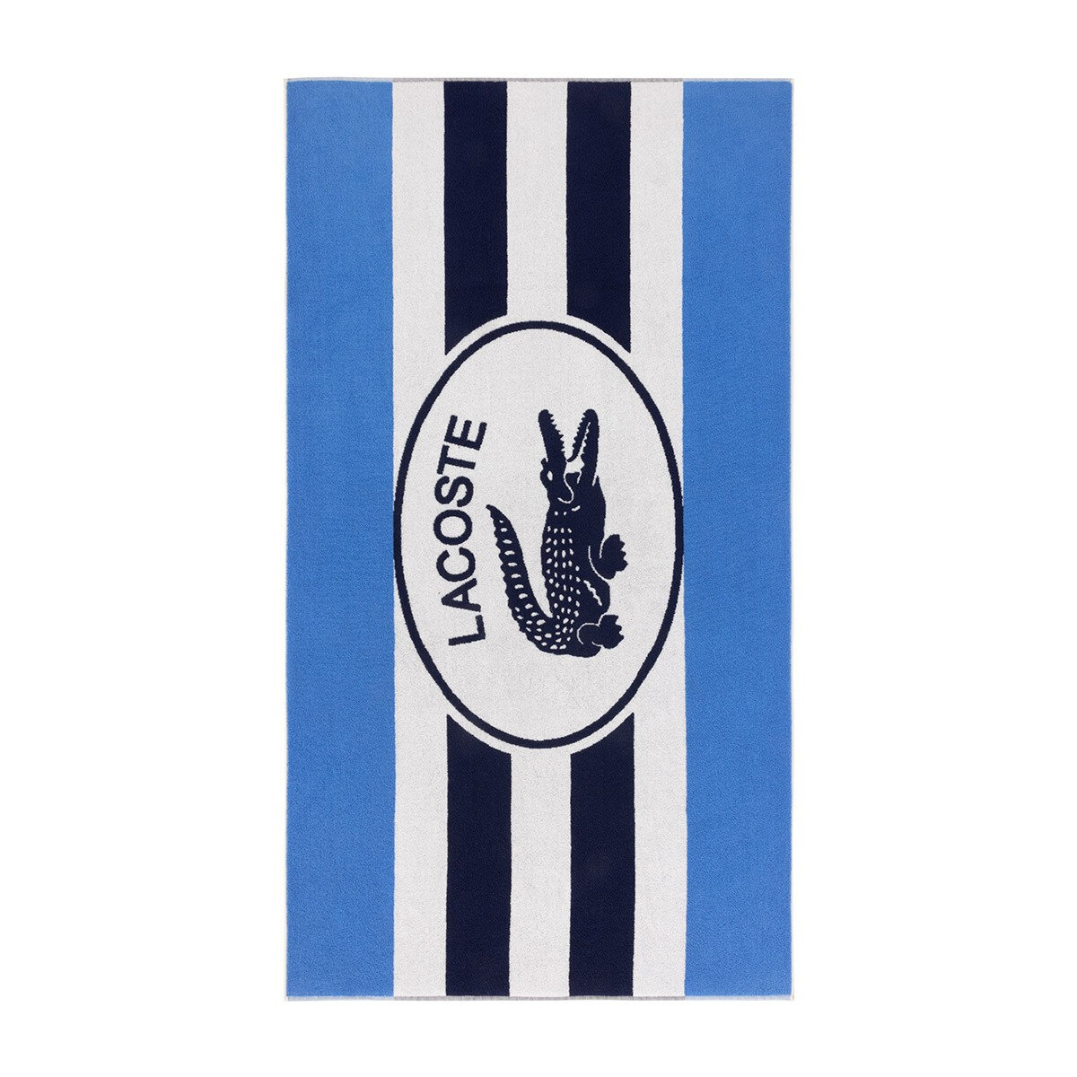 Полотенце пляжное Lacoste Бейдж (Badge) Темно-синий (Marine) 90x160 см