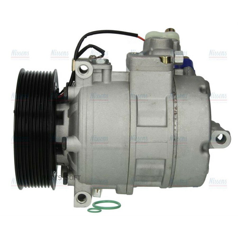 Компрессор кондиционера !24V d131 9 пазов 2 PIN PLUG MB Axor 02> от официального дистрибьютора, NISSENS, артикул 89371