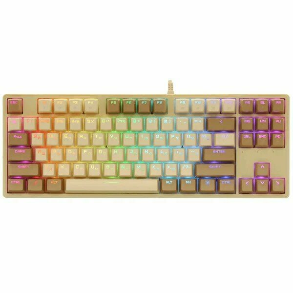 ARDOR GAMING Pathfinder, коричневый / Клавиатура проводная / AG-FL-Pa87LRed-WBR