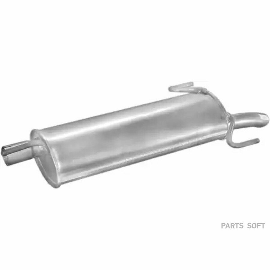 Глушитель задняя часть от официального дистрибьютора, POLMOSTROW, артикул 1749