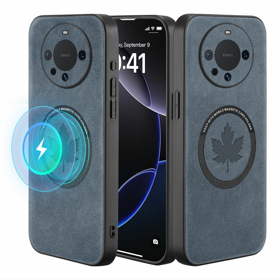 Рисунок кленового листа MagSafe чехол для Huawei Mate 60 Pro/ Mate 60 Pro+(Хуавей Мате 60 Про/Мате 60 Пр Плюс) Нескользящий и удобный