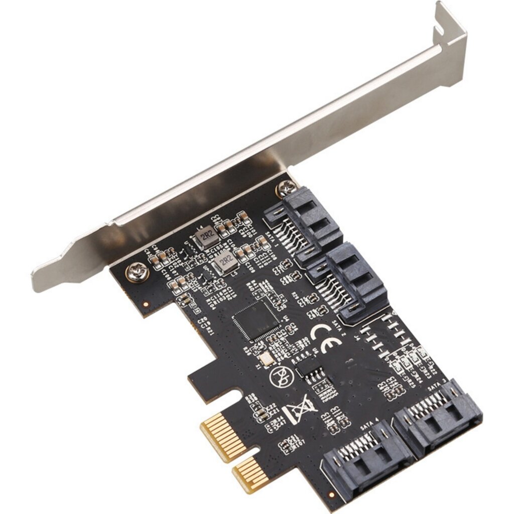 PCIE к 4-портовой карте расширения жесткого диска SATA3.0