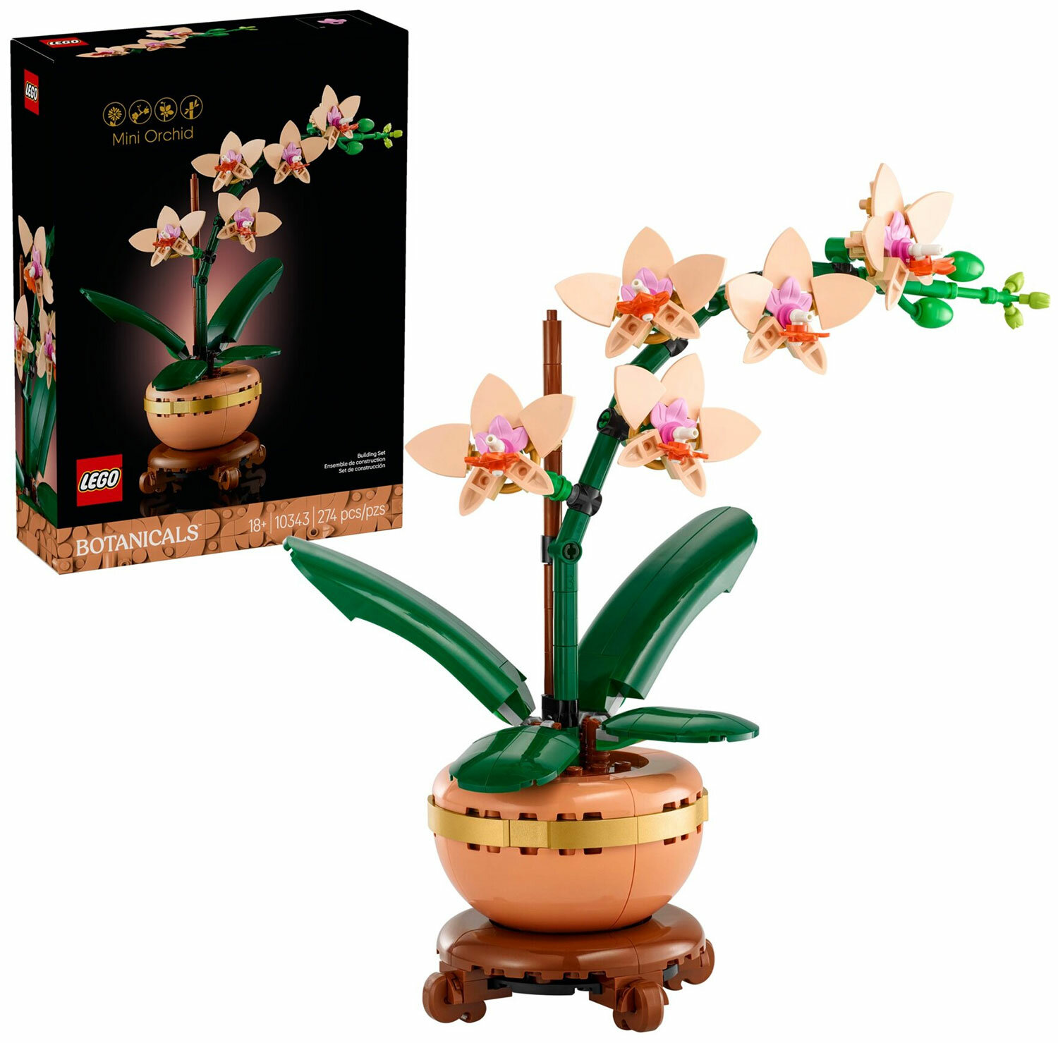 Конструктор Lego Botanicals Мини-орхидея (10343)