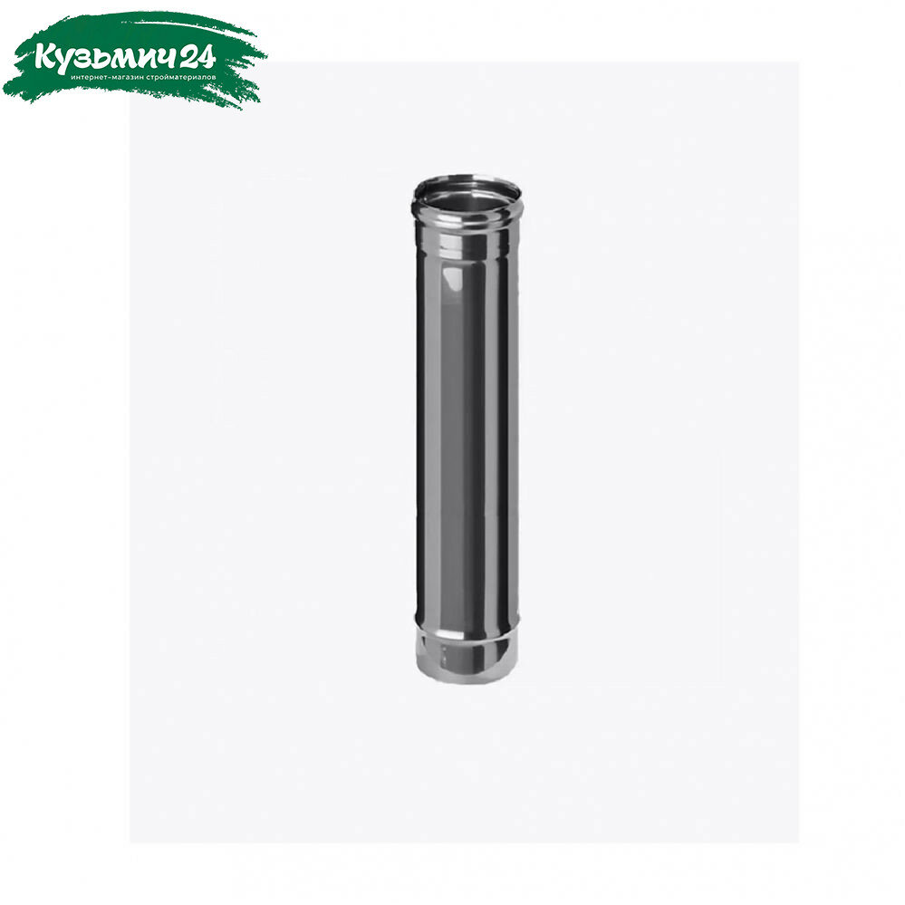 Труба для дымохода Ferrum, d 200 мм, сталь 0.5 м, длина 0.5 м, 1 шт.